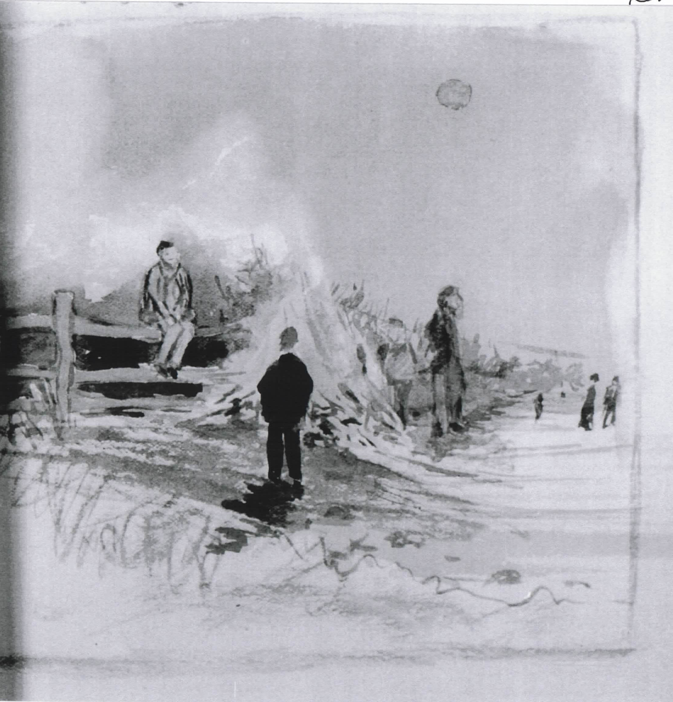 Pictures of Kenn Pond 1891 (ish) - Kenn Village